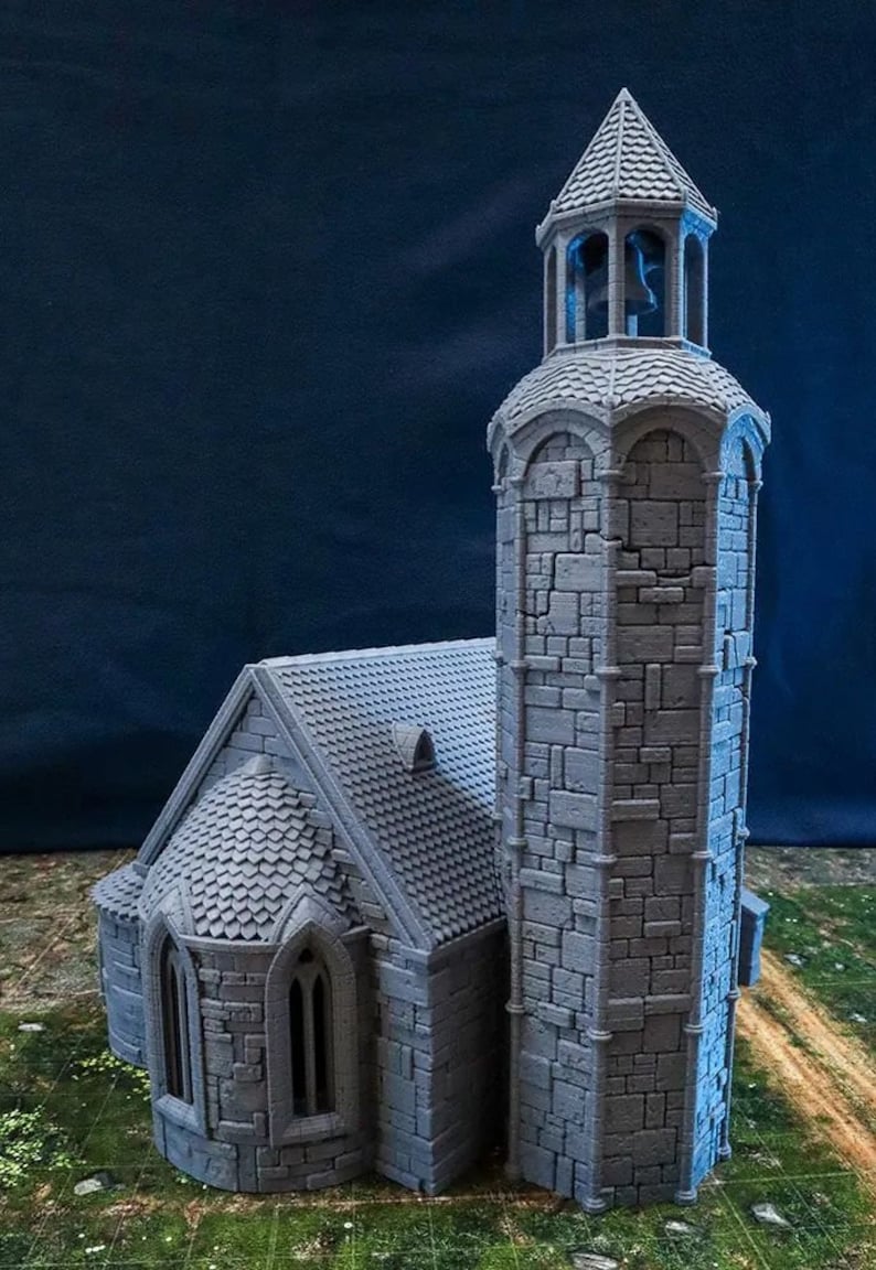 Church Dnd Miniature Terrain for Dungeons and Dragons, D&D, D and D ...