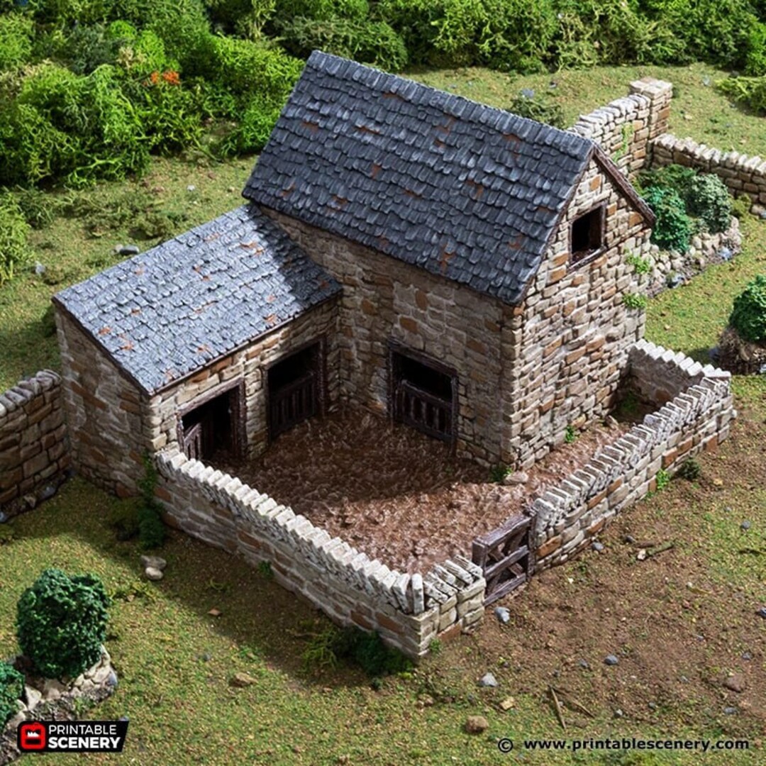 Farm Pig Pen Dnd Terrain for Dungeons and Dragons Terrain, D&D, D and D ...