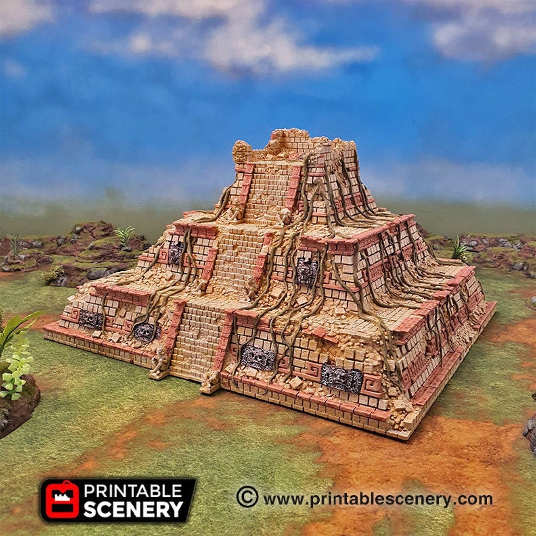 Pyramid of New Eden Dnd Miniature Terrain for Dungeons and Dragons, D&D ...