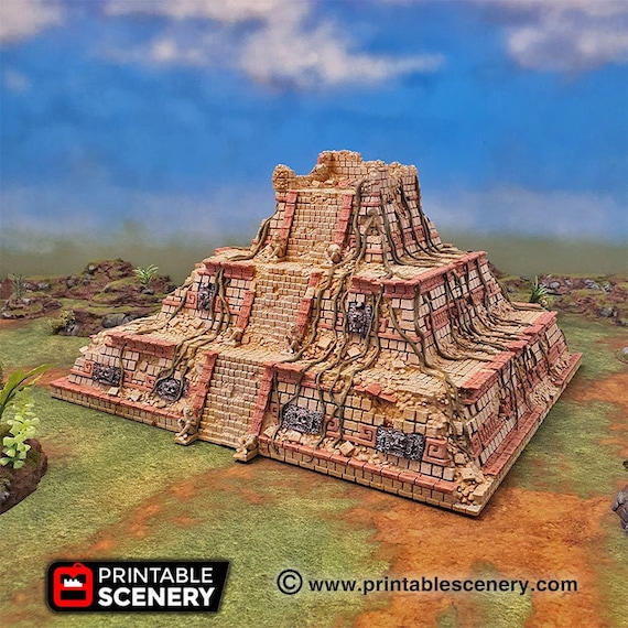 Pyramid of New Eden Dnd Miniature Terrain for Dungeons and | Etsy