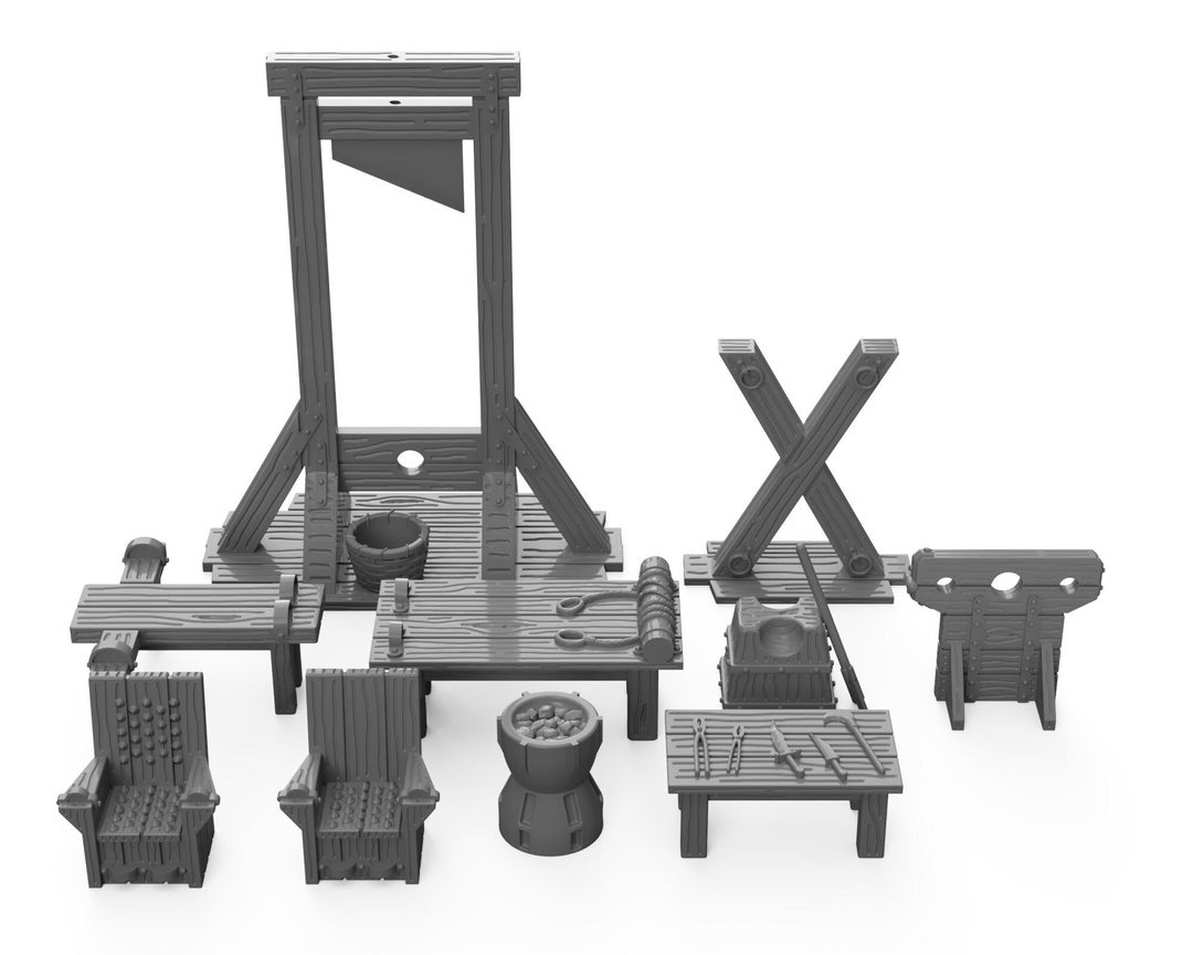 Dungeon Torture Chamber Furniture Dnd Terrain for Dungeons and Dragons ...