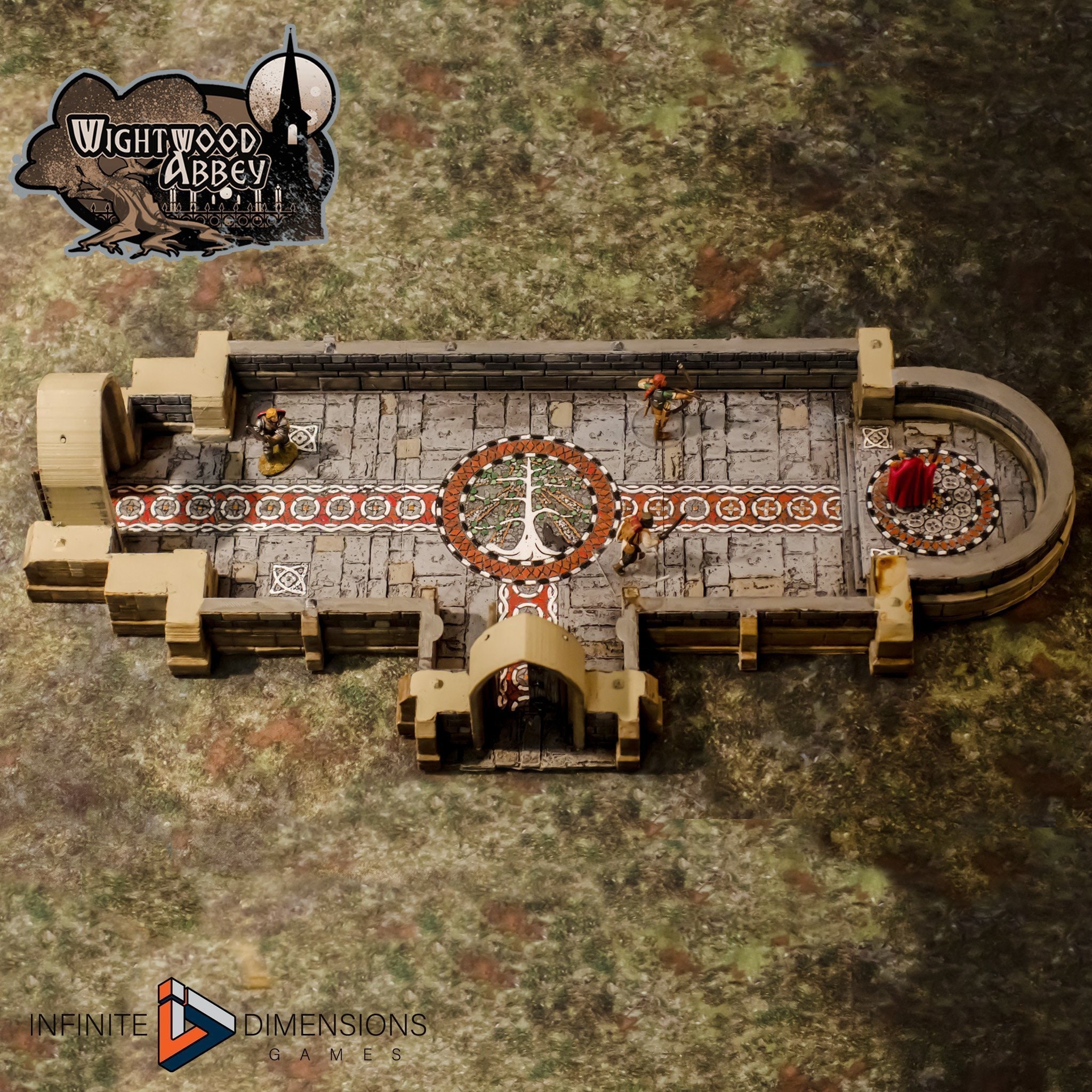 Wightwood Abbey Church Dnd Miniature Terrain | Dungeons and Dragons, D ...