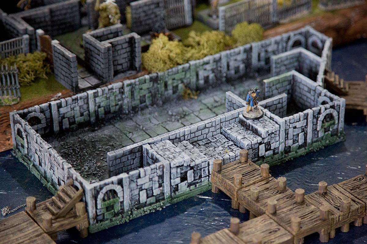 Winterdale Ship Dock Dnd Miniature Terrain for Dungeons and Dragons, D ...