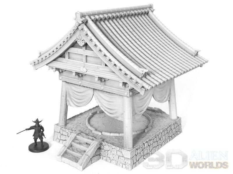 Japan Samurai Sumo Ring Dnd Miniature Wargaming Terrain for Dungeons ...