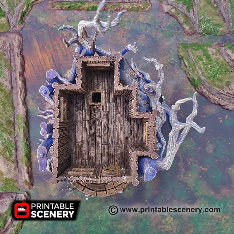 Shadowfey Feywild Cottage Dnd Miniature Terrain for Dungeons and ...