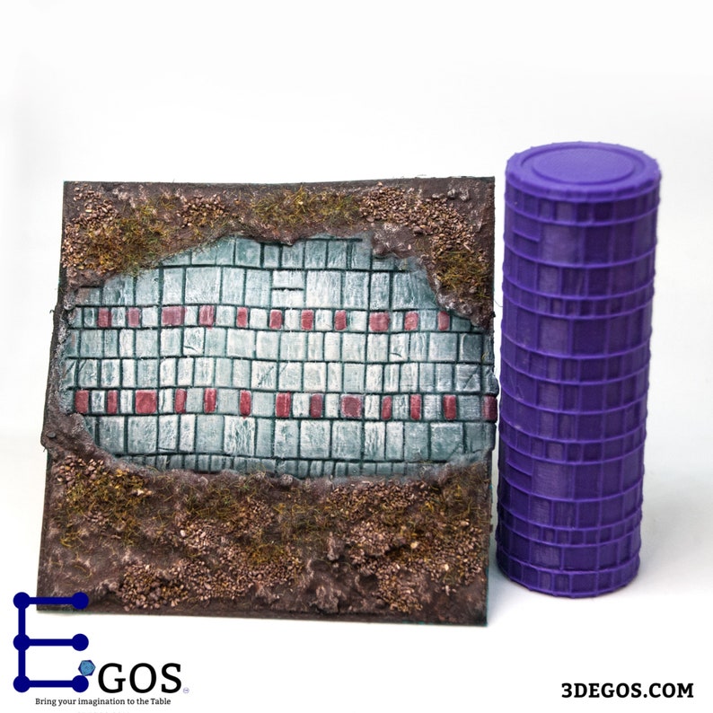 Cobblestone Texture Roller, Rolling Pin, Battle Mat, Dnd Terrain ...