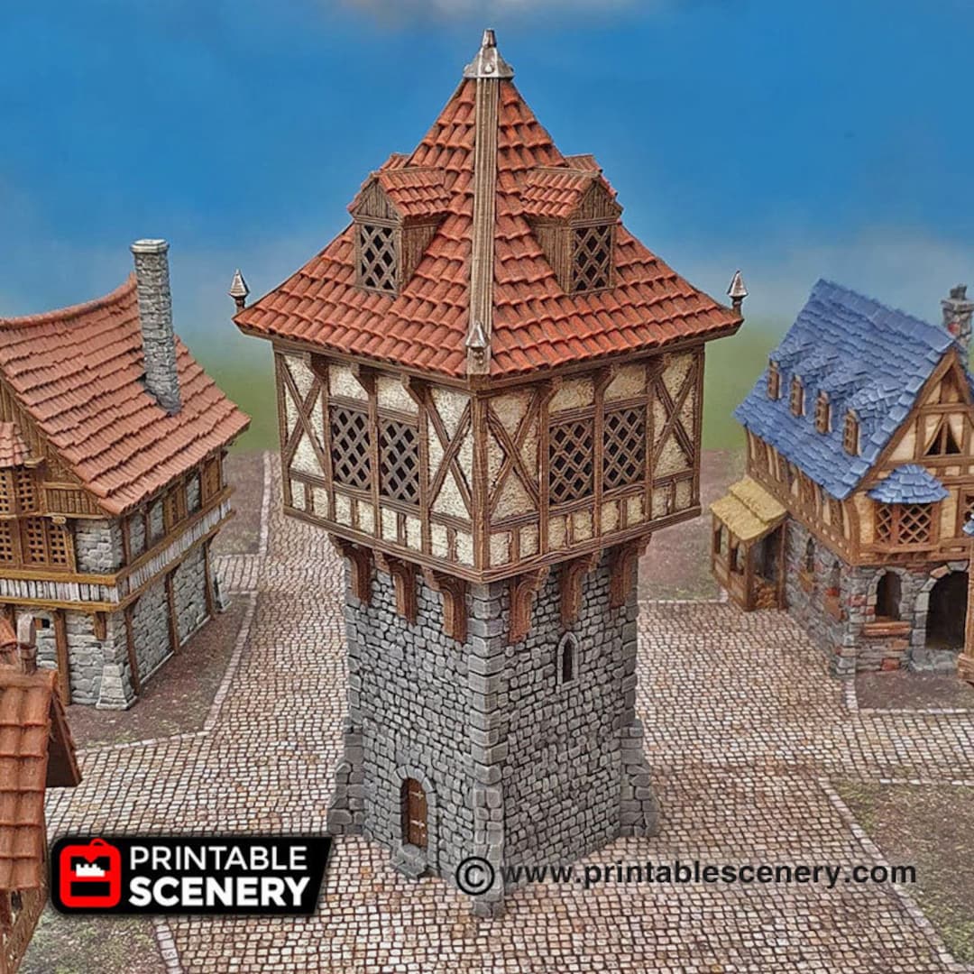 Winterdale Watchtower Dnd Miniature Terrain for Dungeons and Dragons, D ...