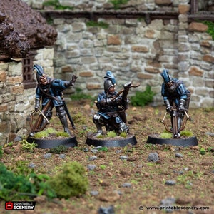 Crossbowmen Dnd Miniature Set Dnd Terrain for Dungeons and Dragons ...