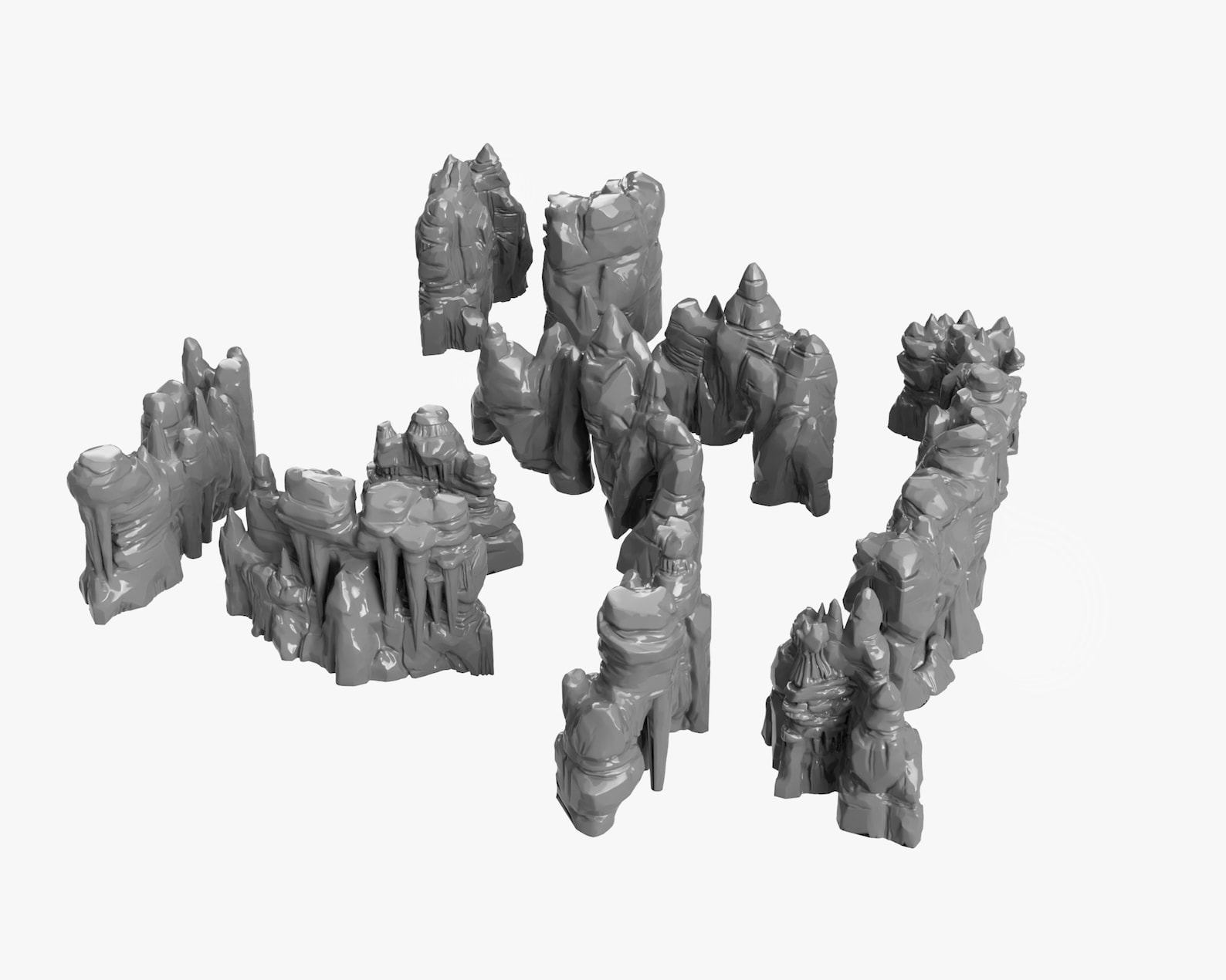 Clorehaven Goblin Grotto Walls Dnd Miniature Terrain Dungeons - Etsy