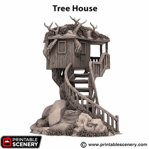 Tree House Dnd Terrain for Dungeons and Dragons Terrain, D&D, D and D ...