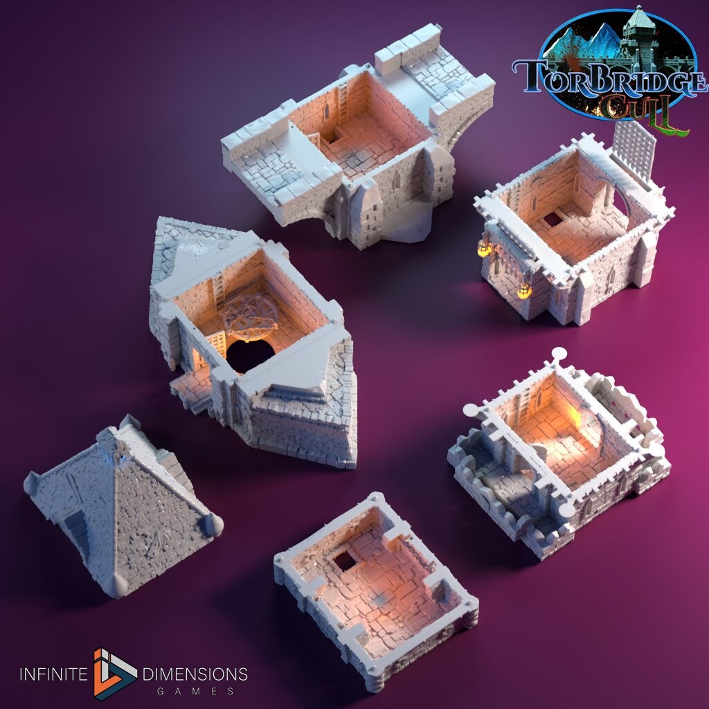The Great Torbridge Bridge Dnd Miniature Terrain for Dungeons and ...