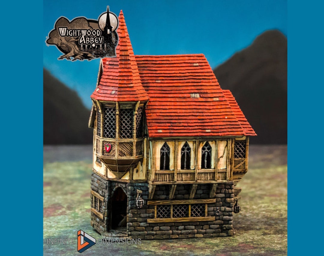 Wightwood Abbey Abbot’s House Dnd Miniature Terrain | Dungeons and ...