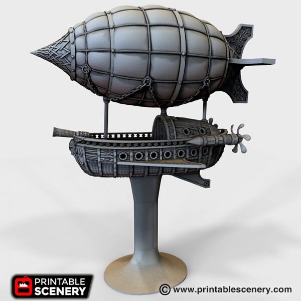 Dnd Terrain Dwarf Dwarven Air Ship Dnd D&D 28mm Miniature | Etsy India