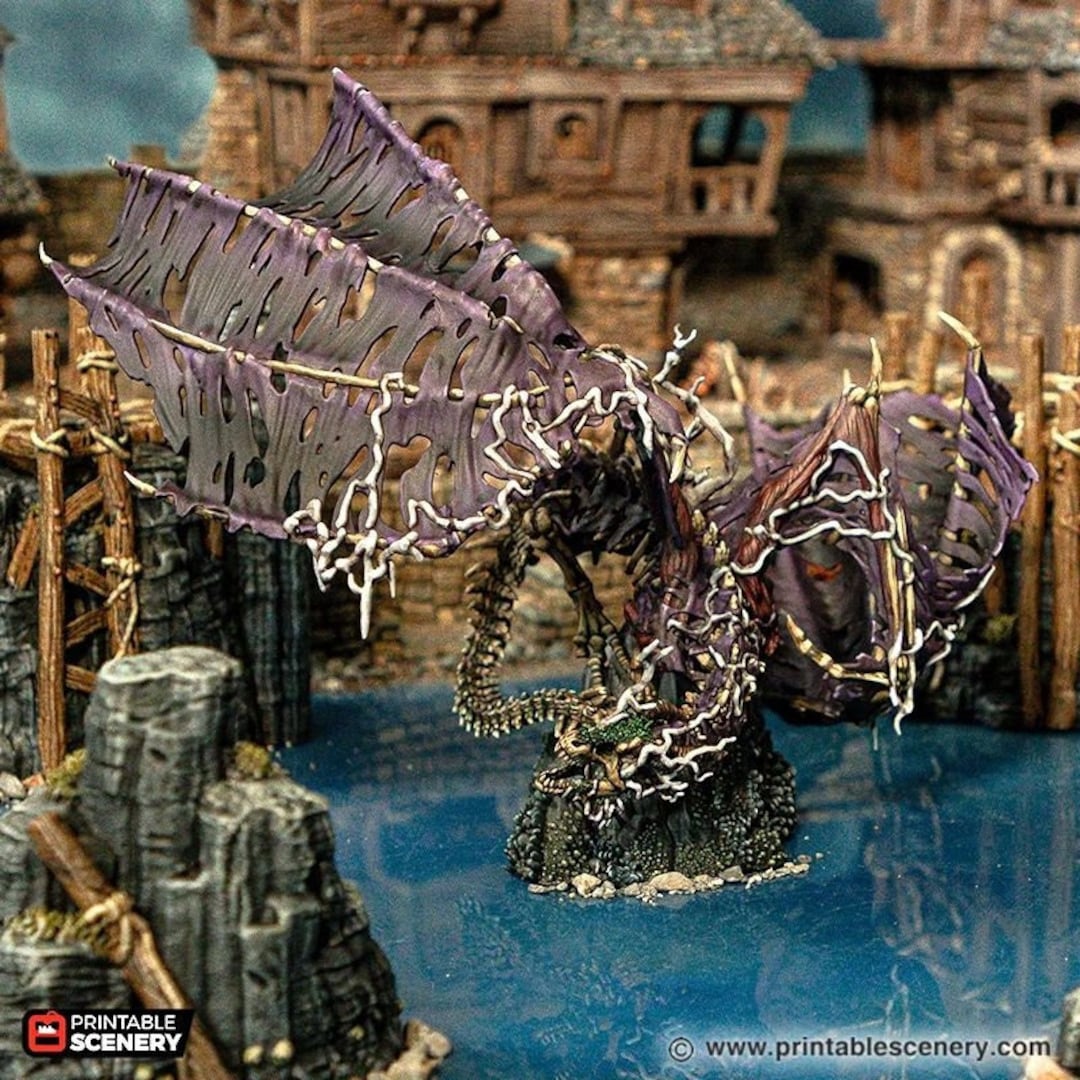 Swamp Dragon Awakes Dnd Terrain, Dungeons and Dragons Terrain, Cities ...