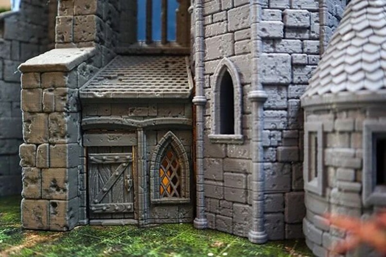 Ruined Rebuild Church Dnd Miniature Terrain for Dungeons and - Etsy