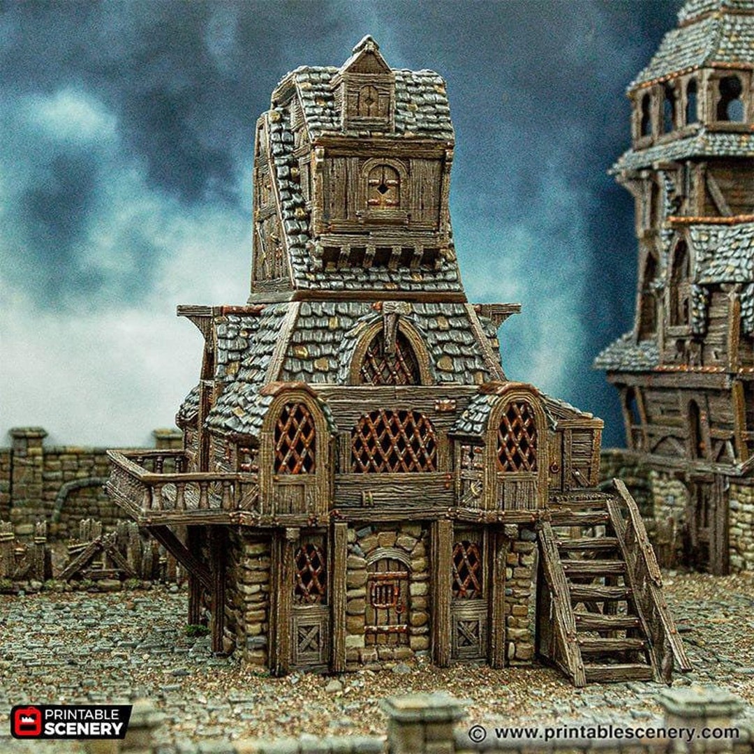 Ramshackle City Apothecary Dnd Terrain, Dungeons and Dragons Terrain ...