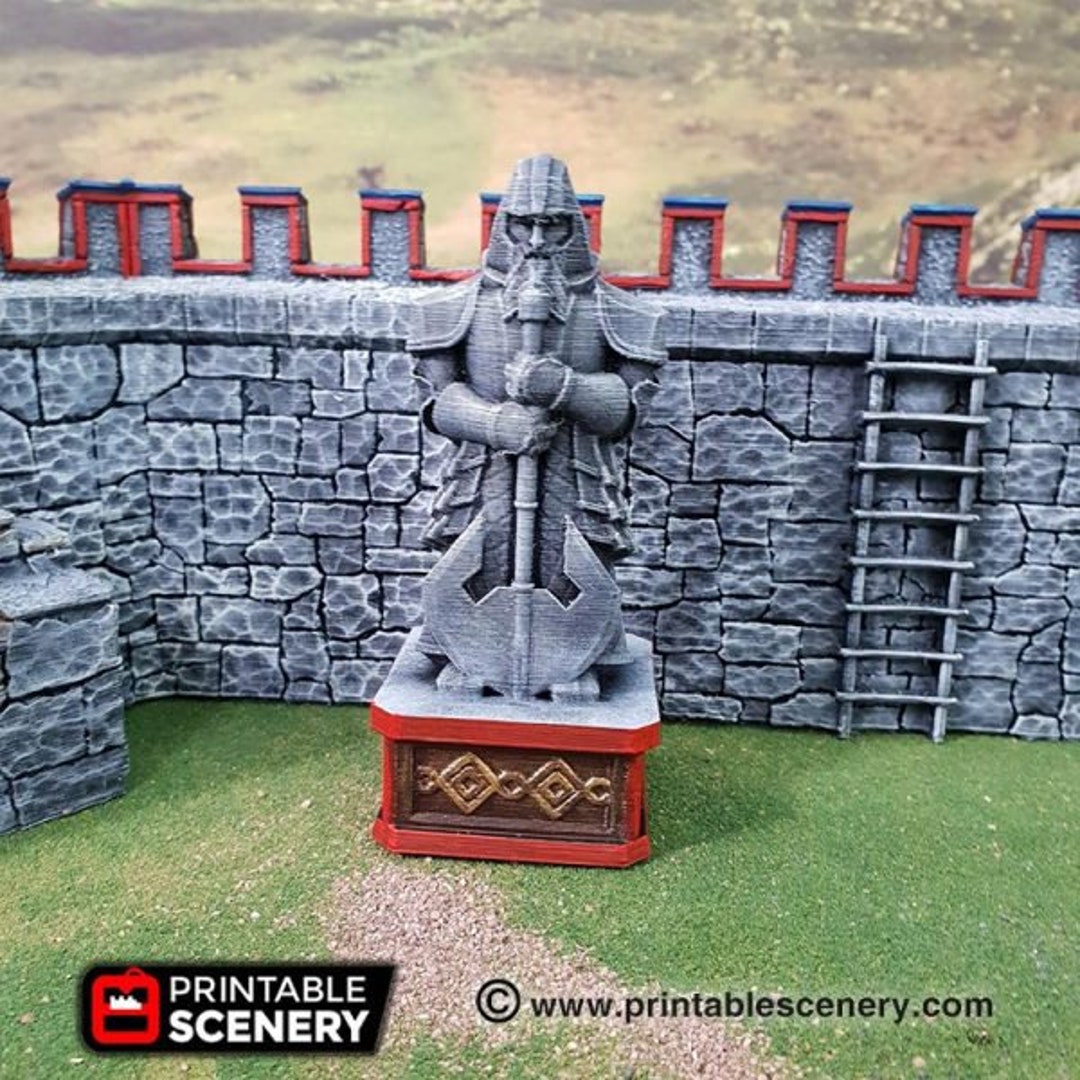 Dwarves, Elves and Demons - Dnd Terrain the Small Dwarven Statue | Dnd ...