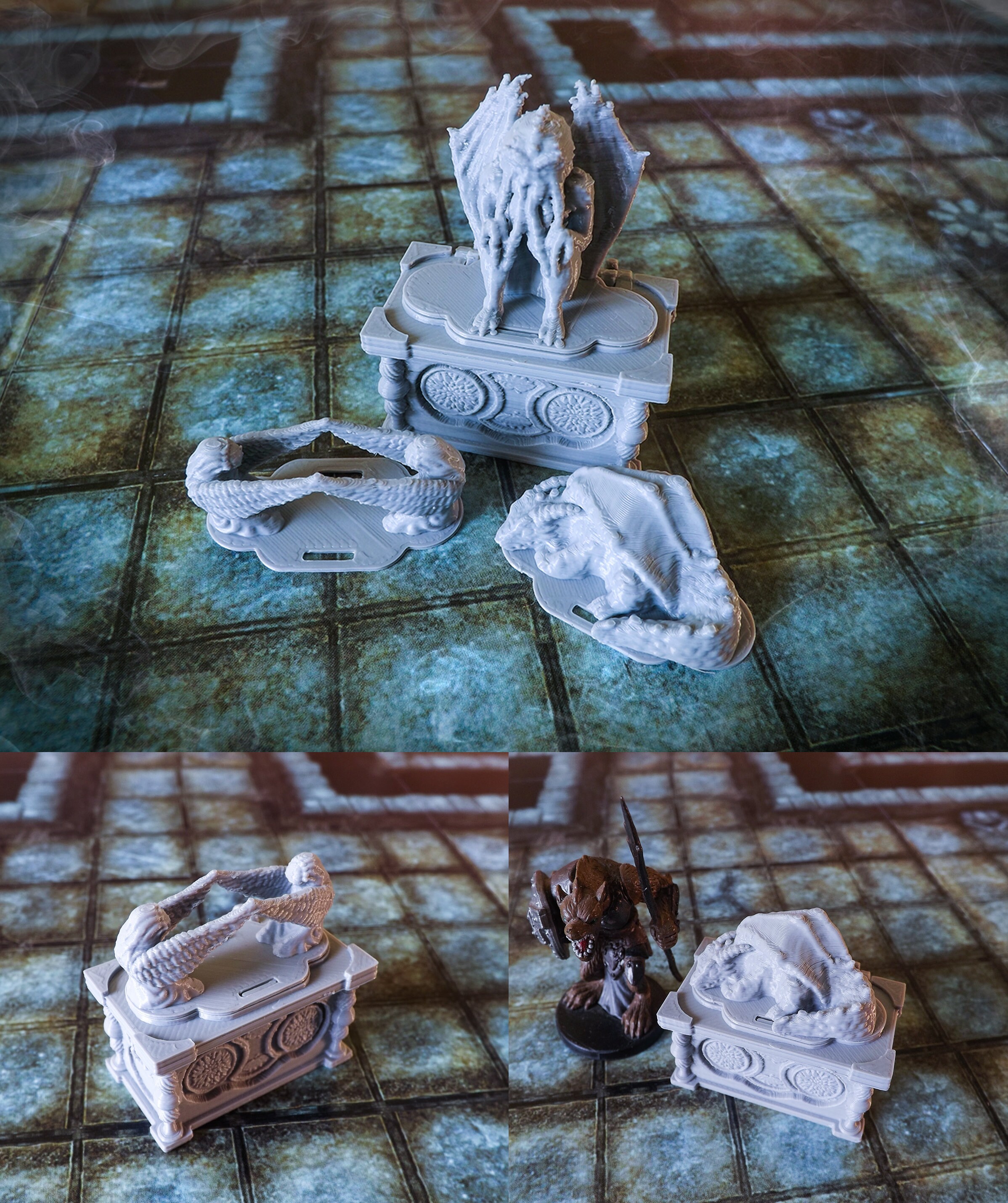 Treasure Chests Set Dnd Miniature Terrain 15mm 28mm 32mm | D&D ...