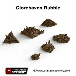Dnd Terrain Clorehaven Rubble - Fantasy Goblin Dwarve Elves and Demons ...
