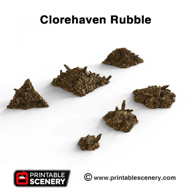 Dnd Terrain Clorehaven Rubble Fantasy Goblin Dwarve Elves | Etsy