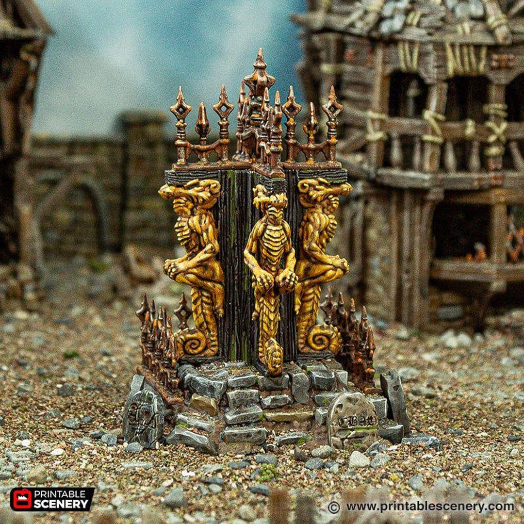 Ramshackle City Shrine of Ruin Dnd Terrain, Dungeons and Dragons ...