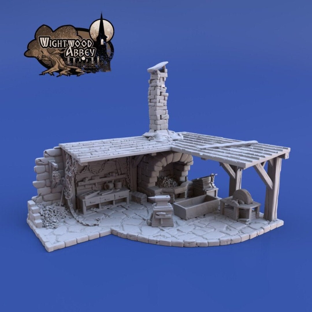 Wightwood Abbey Smitty Dnd Miniature Terrain | Dungeons and Dragons, D ...