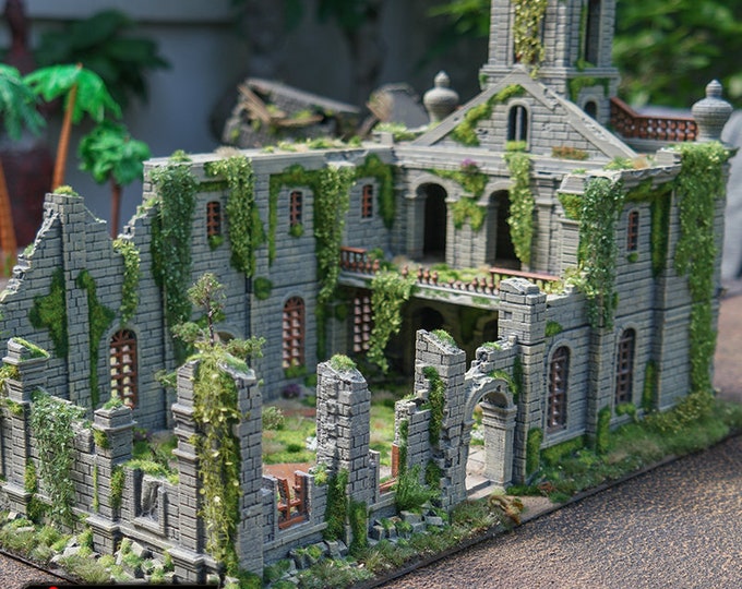 Dungeon Round Spiral Stair Wall Dnd Dragonlock Tiles Terrain - Etsy