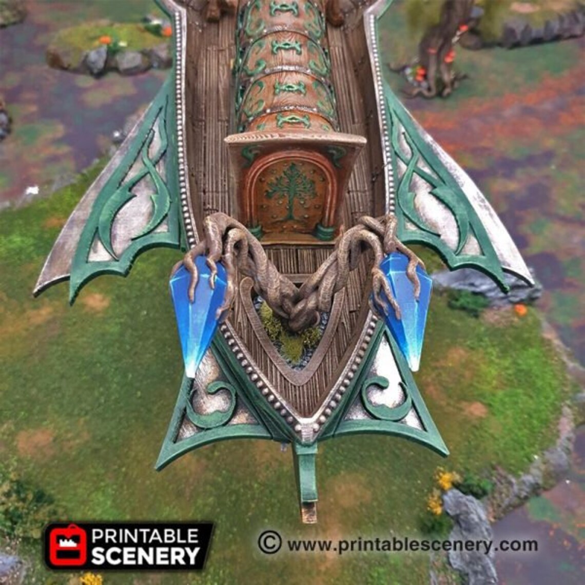 Dnd Terrain Sky Reaver Ship Dnd D&D 28mm Miniature Terrain - Etsy