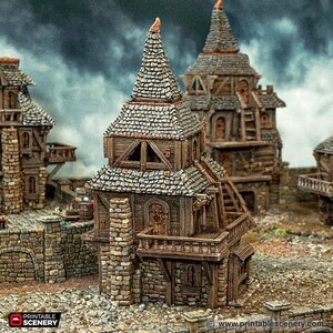 City Manor Dnd Miniature Terrain, Dungeons and Dragons Terrain, Cities ...