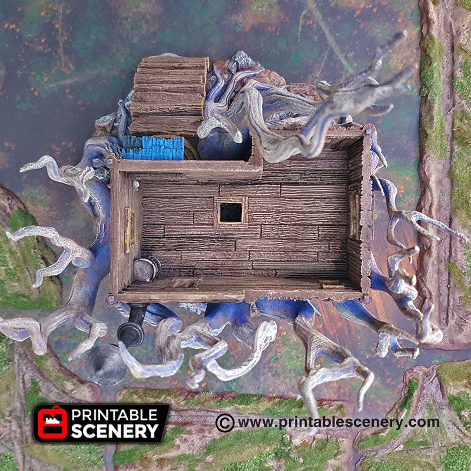 Shadowfey Feywild Cabin Dnd Miniature Terrain for Dungeons and Dragons ...