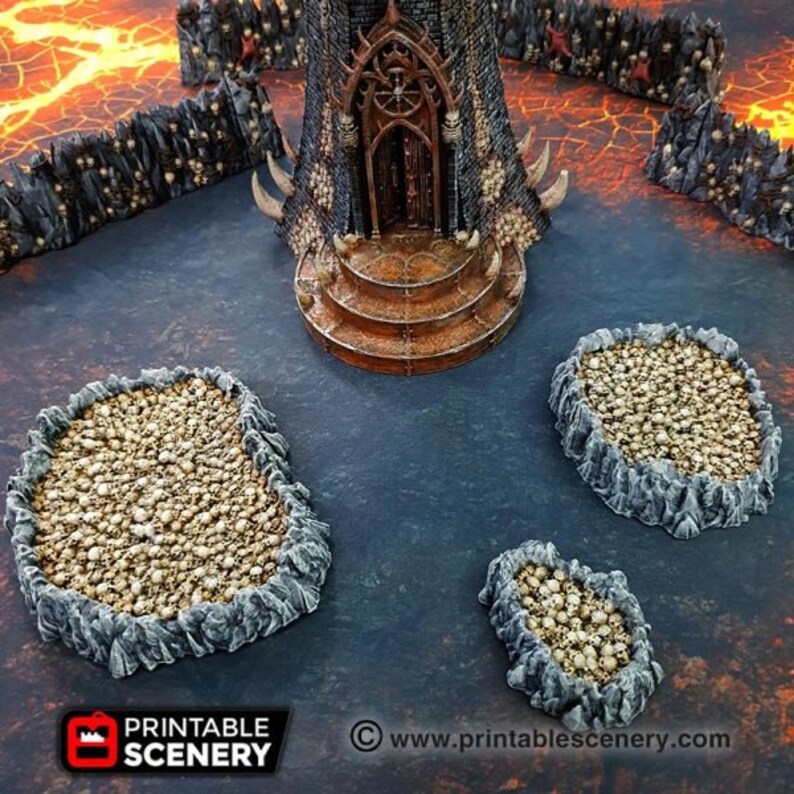 Dnd Terrain Demon Burbling Pits Dnd D&D 28mm Miniature - Etsy