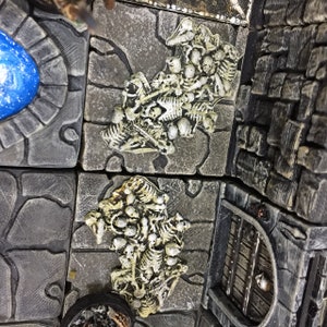 Dungeons Bone Piles Dnd Miniature Terrain, Dungeons and Dragons, D&D ...
