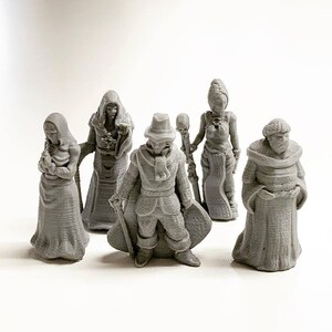 28mm | 32mm Medieval Church Clergy Dnd Miniature Pathfinder Miniature ...