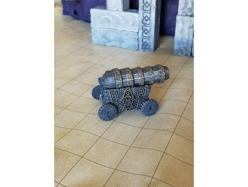 28mm 32mm Dwarf Cannon Dnd Miniature Pathfinder Miniature - Etsy