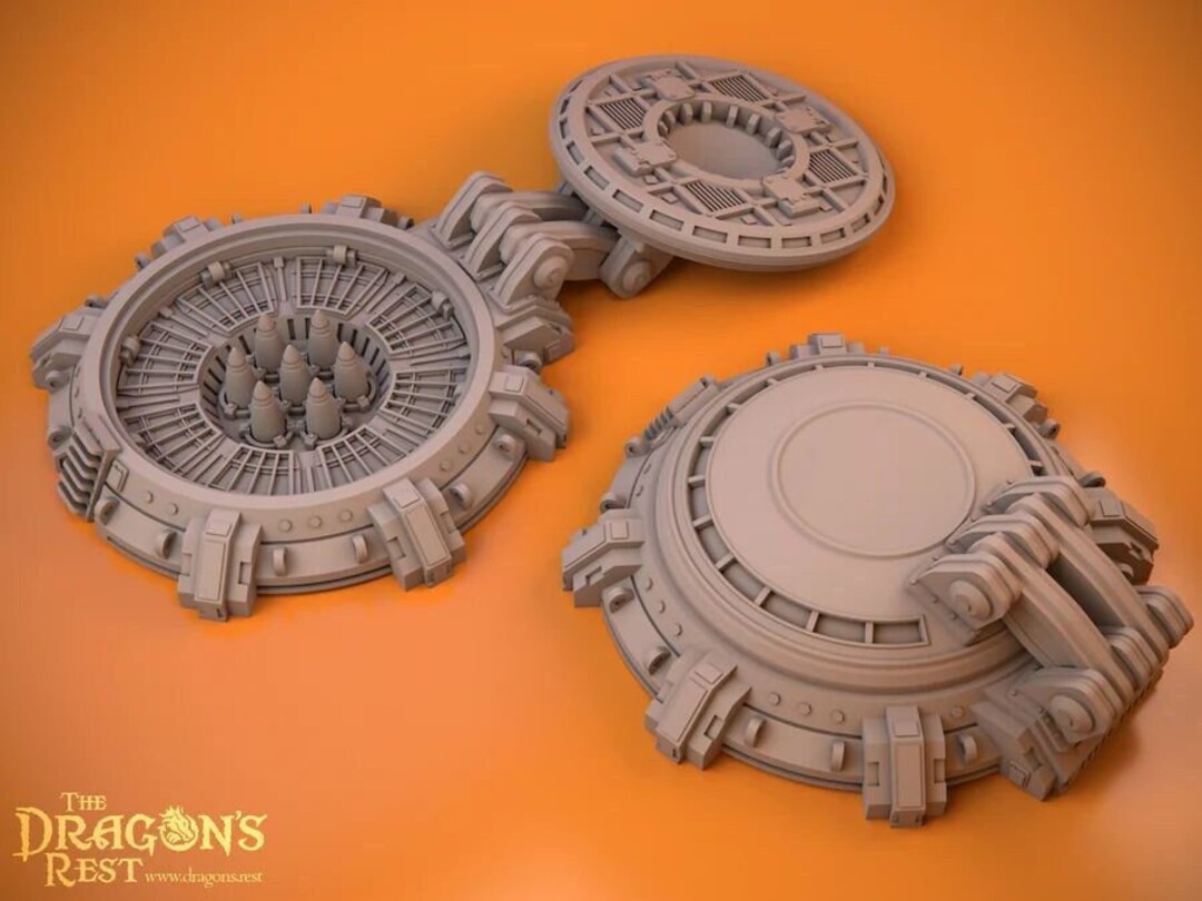 Missile Silo 40k Terrain for Sci Fi, Dungeons and Dragons, Dnd, Kill ...