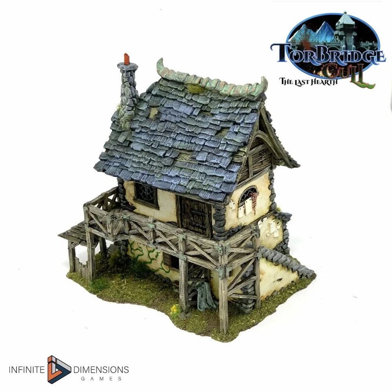 Torbridge Grumbles Cottage Set Dnd Miniature Terrain for - Etsy