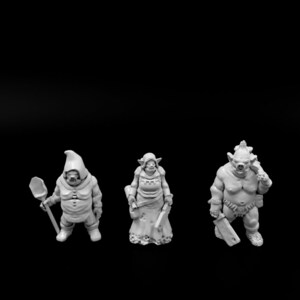 28mm | 32mm Orc Dnd Miniature Pathfinder Miniature | Orc Butcher Orc ...