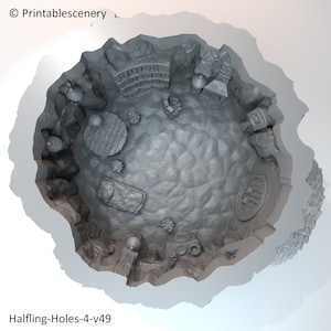 Halfling Hole Dnd Miniature Terrain for Dungeons and Dragons, D&D ...
