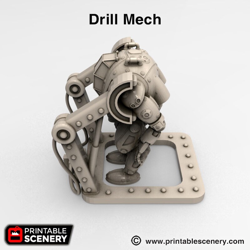 Drill Mech Sanctuary-17 for Fallout Star Wars Legion Terrain - Etsy