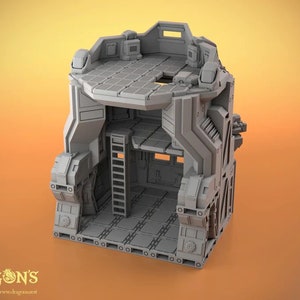 Modular Turret Bunker 40k Terrain for Sci Fi, Dungeons and Dragons, Dnd ...