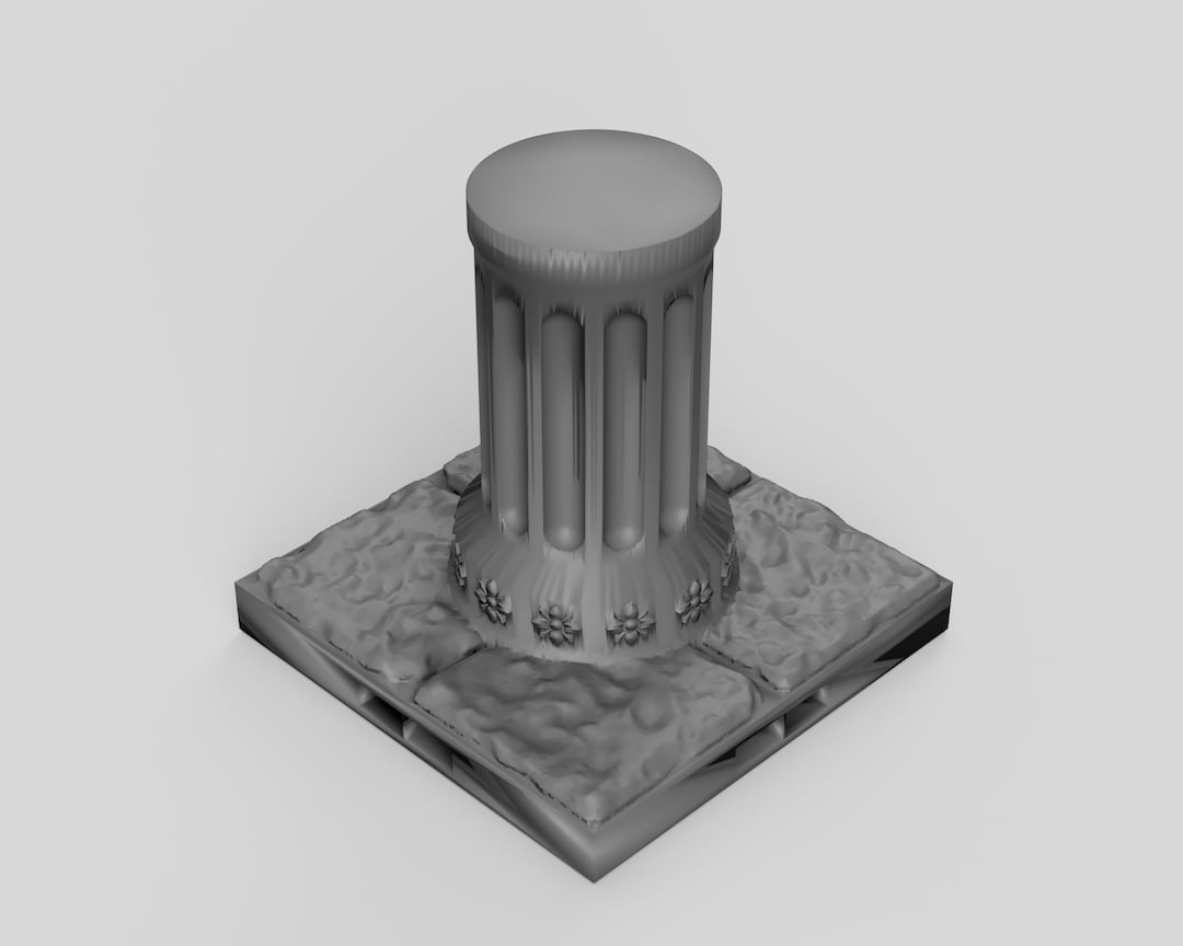 Central Column Floor Dnd Dragonlock Dungeon Tiles Terrain for Dungeons ...