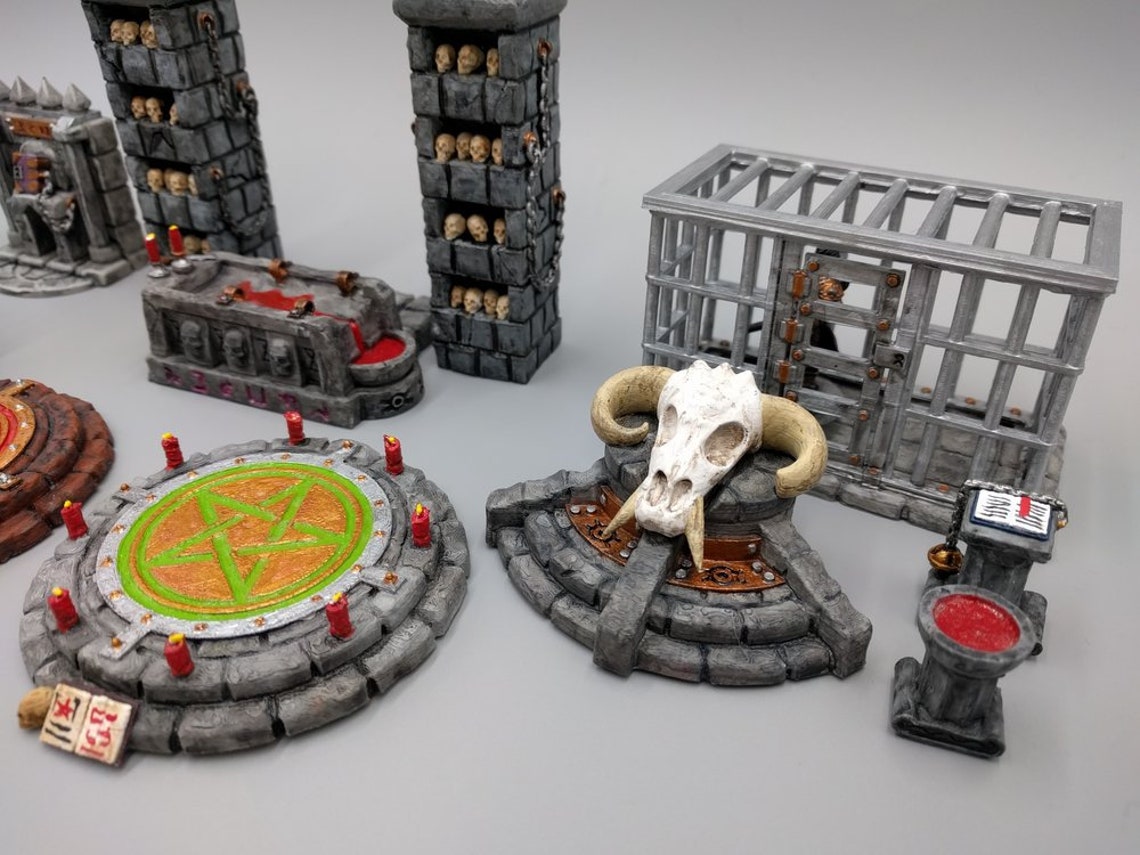 Occult and Evil Dnd Miniature Terrain | Dungeons and Dragons, D&D ...
