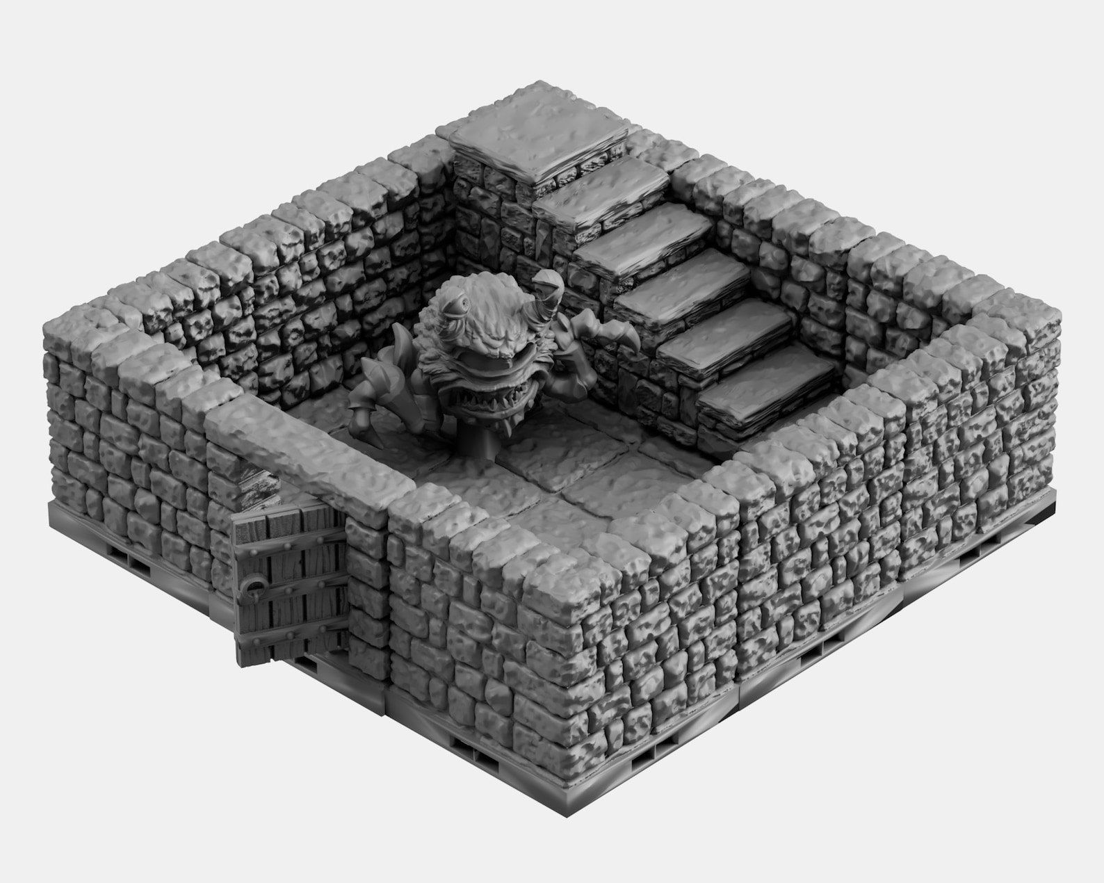 DnD Terrain Dungeon Tiles Starter Set DnD Terrain Pathfinder | Etsy