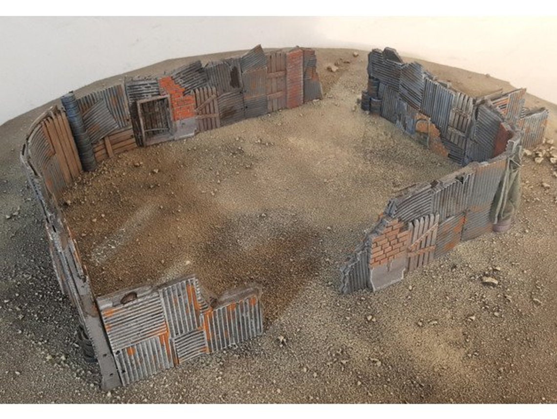Gasland Shanty Barricades Dnd Pathfinder Role Play Terrain Not Finished ...