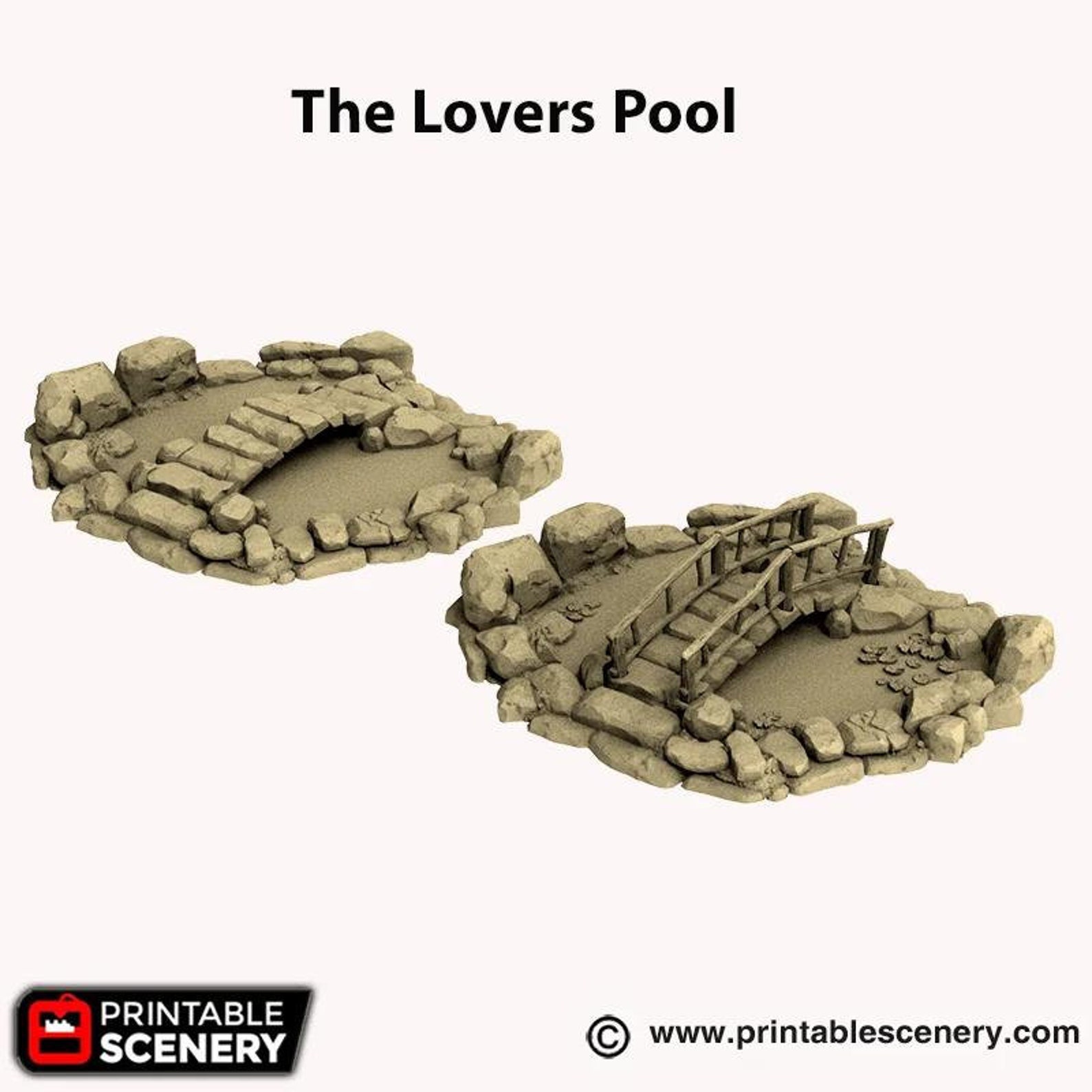 Hagglethorn the Lovers Pool Dnd Miniature Terrain for Dungeons - Etsy