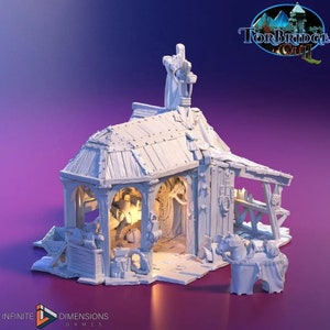 Torbridge Cull Market Sheds Set (3 Sheds) Dnd Miniature Terrain for ...