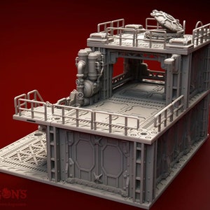 Precinct Umbra Building 40k Terrain for Sci Fi, Star Wars Legion, Kill ...