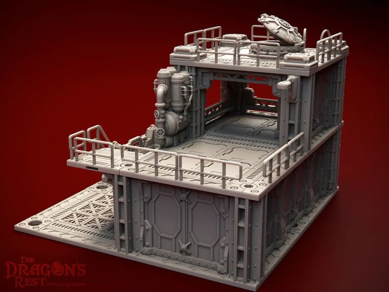 Precinct Umbra Building 40k Terrain for Sci Fi, Star Wars Legion, Kill ...