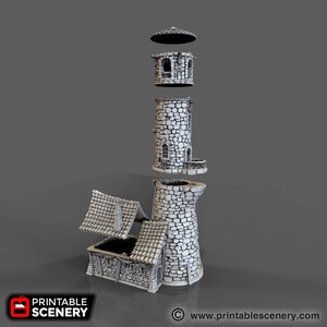 The Lost Island Lighthouse Dnd Miniature Terrain for Dungeons and ...