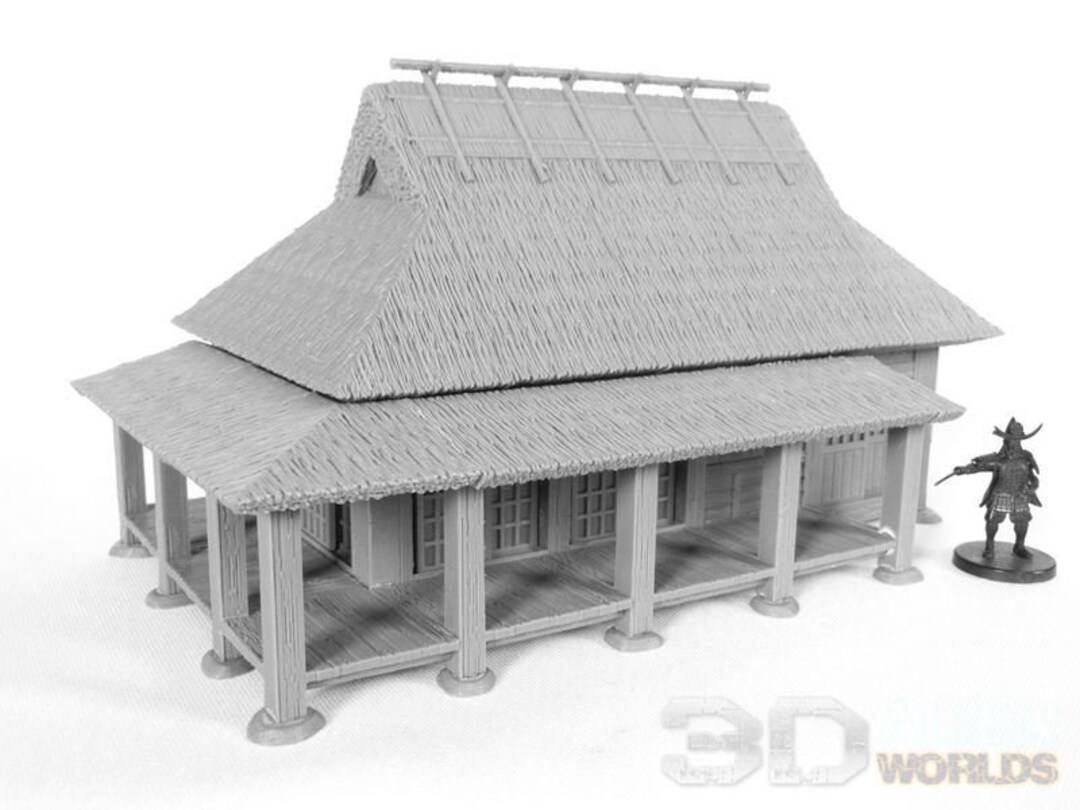 Japan- Samurai Farmhouse VER 1 Dnd Miniature Wargaming Terrain for ...